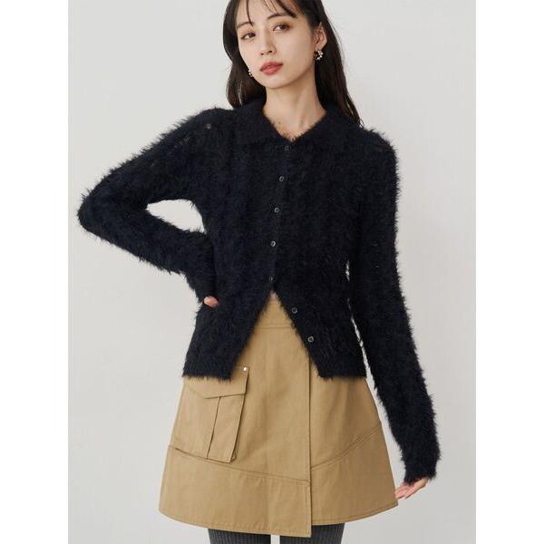 『セール実施中』ZOZO問い合わせ番号:100723775ショップ:MURUA，ムルーアブランド:MURUA，ムルーア商品名:ウェーブポロニットカテゴリ:トップス>ニット/セーターブランド品番:012562606001素材:-原産国:...