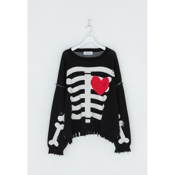 『セール実施中』ZOZO問い合わせ番号:100732797ショップ:DISCOVERED，ディスカバードブランド:DISCOVERED，ディスカバード商品名:BONE KNITカテゴリ:トップス>ニット/セーターブランド品番:DC-A...