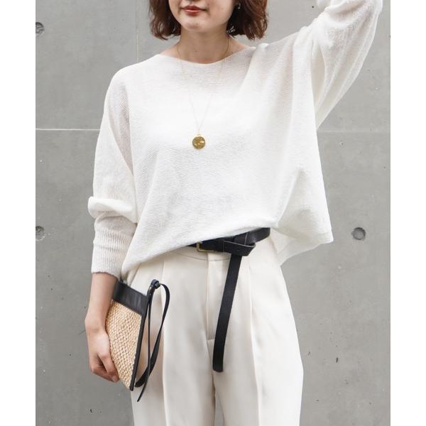 『タイムセール実施中』参考価格：13，200円発売時期：2024年09月コンディション：B（目立つ使用感なし）使用感が少ない、または気にならないアイテム：保管上のにおい参考商品名：camifineニットプルオーバー/清涼感/洗える/和紙ニッ...