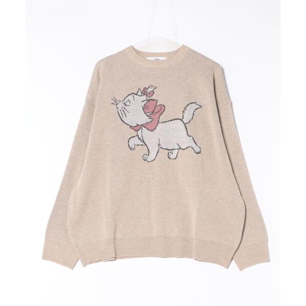 『タイムセール実施中』ZOZO問い合わせ番号:100733680ショップ:Rendez-Vous，ランデヴーブランド:Disney，ディズニー商品名:【 Disney 】 ジャガード編み クルーニット 25W11カテゴリ:トップス>ニ...