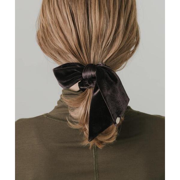 ZOZO問い合わせ番号:100754487ショップ:URBAN RESEARCH，アーバンリサーチブランド:SMELLY，スメリー商品名:ベロアリボンシュシュカテゴリ:ヘアアクセサリー>ヘアゴムブランド品番:SMA6-2RF087素材...