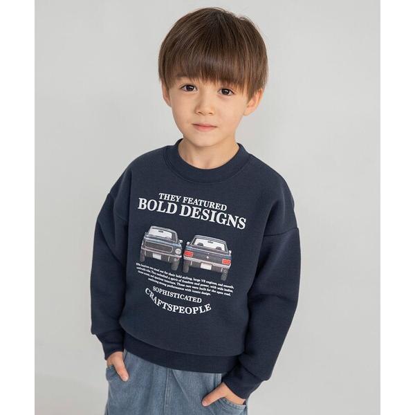 『セール実施中』ZOZO問い合わせ番号:100754588ショップ:branshes，ブランシェスブランド:branshes，ブランシェス商品名:【あったか】ビンテージカー裏起毛トレーナーカテゴリ:トップス>スウェットブランド品番:1...
