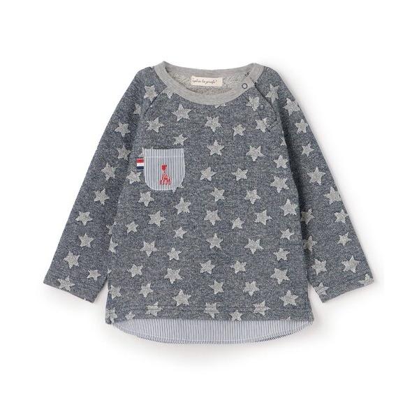 『タイムセール実施中』ZOZO問い合わせ番号:100754715ショップ:sense of wonder，センスオブワンダーブランド:Sophie la girafe，ソフィーラジラフ商品名:星柄ジャカードレイヤードトレーナー【日本製】カテ...