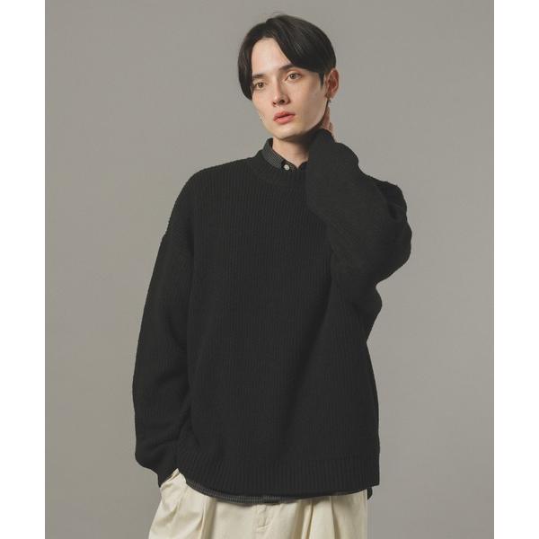 『セール実施中』ZOZO問い合わせ番号:100754904ショップ:RAGEBLUE，レイジブルーブランド:RAGEBLUE，レイジブルー商品名:【WOOLMOCH】Rib-Knit Crew Neck / アゼ編みニットクルーカテゴリ:ト...