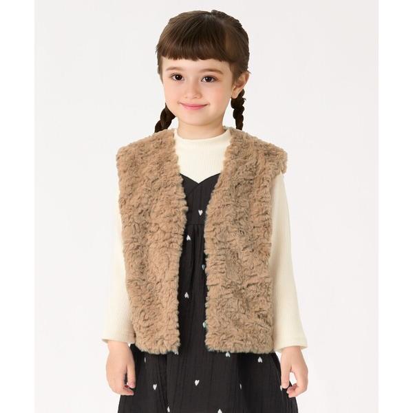 ZOZO問い合わせ番号:100755365ショップ:SHIPS KIDS，シップス キッズブランド:SHIPS Colors，シップス カラーズ商品名:SHIPS Colors:90〜140cm / 〈手洗い可能〉ボア ベスト 2カテゴリ:...