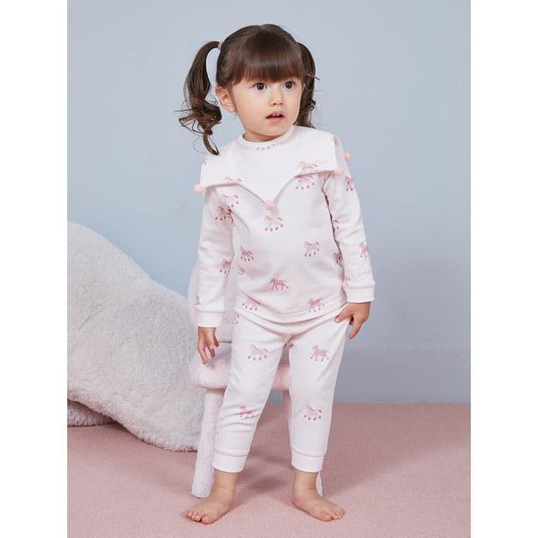 ※このアイテムは返品・交換対象外商品です。ZOZO問い合わせ番号:100755725ショップ:gelato pique，ジェラート　ピケブランド:gelato pique，ジェラートピケ商品名:【BABY】ポニー柄ロングパンツカテゴリ:ママ...