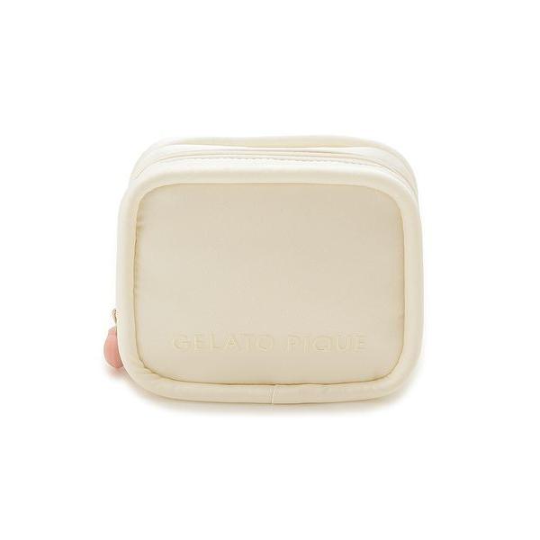 『セール実施中』ZOZO問い合わせ番号:100755755ショップ:gelato pique，ジェラート　ピケブランド:gelato pique，ジェラートピケ商品名:ボリュームロゴスクエアポーチカテゴリ:財布/小物>ポーチブランド品...
