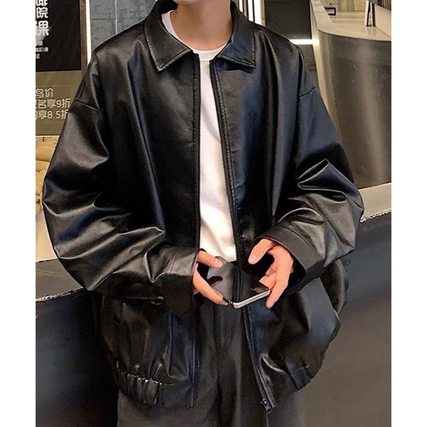 『セール実施中』参考価格：7，150円発売時期：2023年10月コンディション：B（目立つ使用感なし）使用感が少ない、または気にならないアイテム留め具：剥げ参考商品名：一気にコーデを格上げする美シルエット。オーバーサイズ PUレザージャケッ...