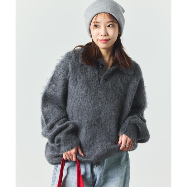 『セール実施中』ZOZO問い合わせ番号:100785928ショップ:FREAK'S STORE，フリークスストアブランド:FREAK'S STORE，フリークスストア商品名:シャギーニットポロ セーターカテゴリ:トップス>ニット/セー...