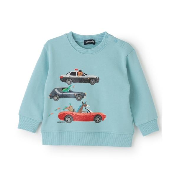 『セール実施中』ZOZO問い合わせ番号:100786070ショップ:NARUMIYA ONLINE，ナルミヤ オンラインブランド:kladskap，クレードスコープ商品名:動物と恐竜と車トレーナーカテゴリ:トップス>スウェットブランド...