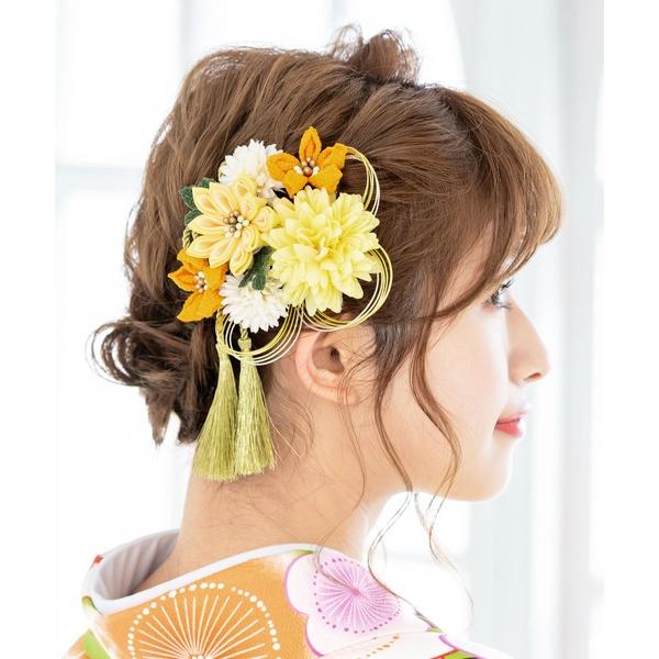 ZOZO問い合わせ番号:100786332ショップ:SOUBIEN，ソウビエンブランド:SOUBIEN，ソウビエン商品名:カラバリ7色！つまみ細工の髪飾り2点セットカテゴリ:水着/着物・浴衣>和装小物ブランド品番:kaz7260tw-...