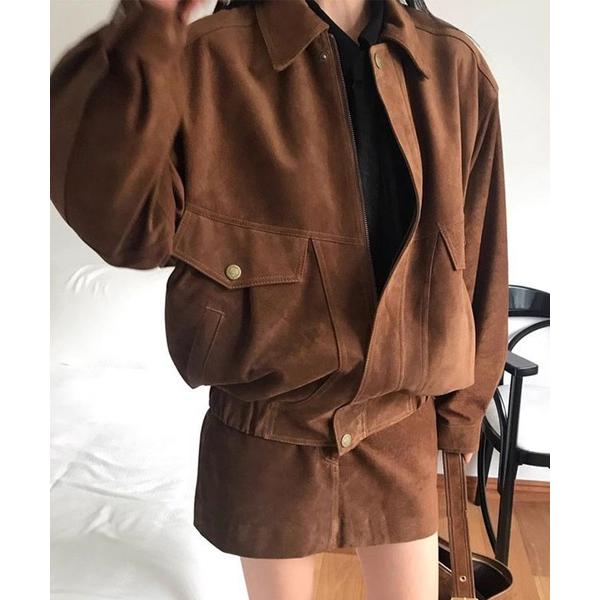 『タイムセール実施中』参考価格：6，600円発売時期：2024年10月コンディション：A（使用感なし）数回使用した程度で使用感が感じられないアイテム参考商品名：【 MEMECLE / メメクル 】ヴィンテージライク スエード ブルゾン参考品...