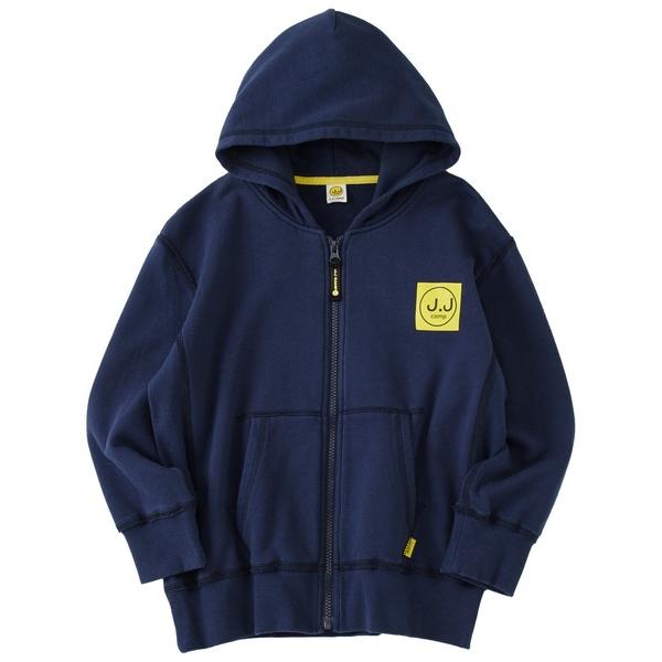 ZOZO問い合わせ番号:100817095ショップ:ROBE FAMILLE，ローブファミーユブランド: J.J camp，ジェイジェイキャンプ商品名:J.J camp ヴィンテージ風zipパーカー プリント ロゴ hosizoraカテゴリ...