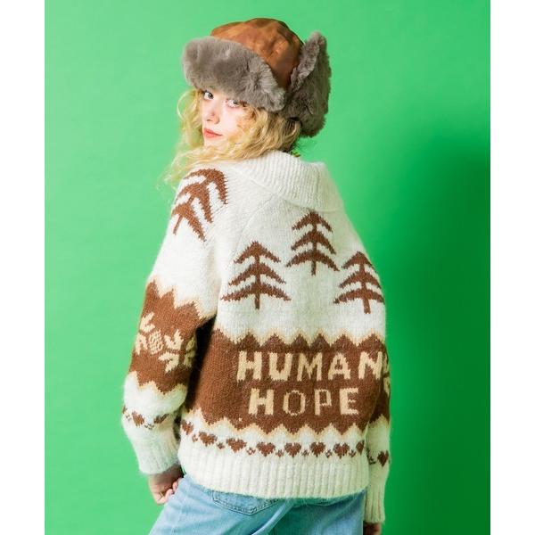 『タイムセール実施中』ZOZO問い合わせ番号:100817300ショップ:ankoROCK，アンコロックブランド:a.p.o.v.，エーピーオービー商品名:a.p.o.v. ノルディック柄ファー混アクリルニット短丈カウチンジップアップセータ...