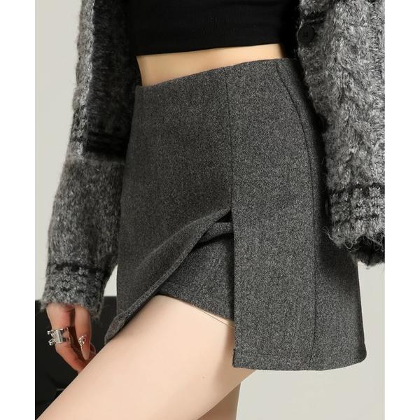 ZOZO問い合わせ番号:100817559ショップ:CELENA，セレナブランド:ampm，エーエムピーエム商品名:ツイード調 ミニスカパン/ショート丈ボトムスカテゴリ:スカート>スカートブランド品番:KME-294素材:ポリエステル...