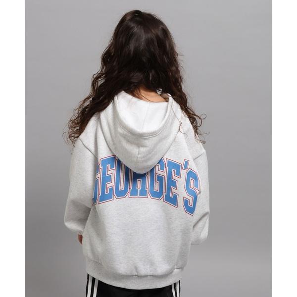 『タイムセール実施中』ZOZO問い合わせ番号:100818357ショップ:GEORGE'S，ジョージズブランド:GEORGE'S，ジョージズ商品名:【KIDS】バックプリントパーカーカテゴリ:トップス>パーカーブランド品番:63695...