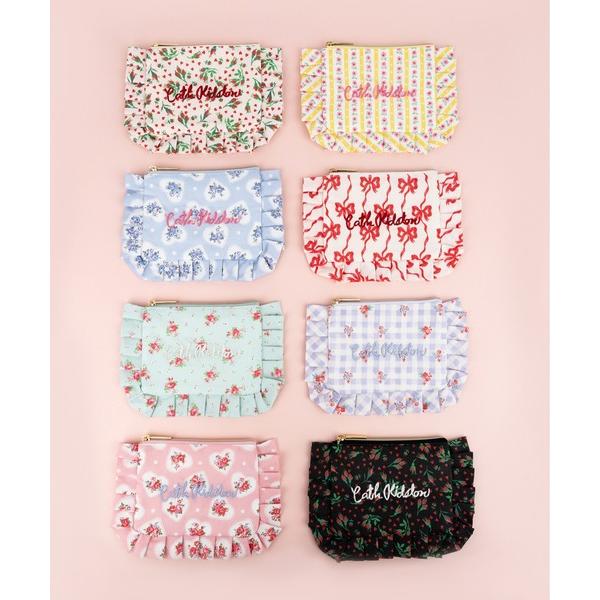 ZOZO問い合わせ番号:100818903ショップ:Cath Kidston，キャス キッドソンブランド:Cath Kidston，キャスキッドソン商品名:フリルティッシュポーチカテゴリ:財布/小物>ポーチブランド品番:01ACZ01...
