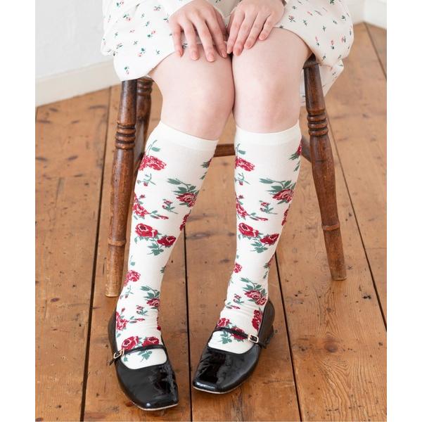 ※このアイテムは返品・交換対象外商品です。ZOZO問い合わせ番号:100818925ショップ:Cath Kidston，キャス キッドソンブランド:Cath Kidston，キャスキッドソン商品名:ローズジャガードハイソックス Rose s...