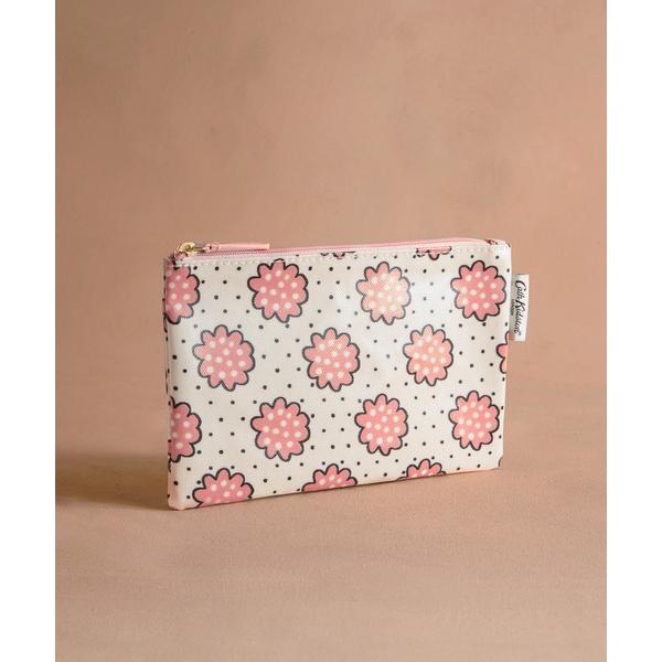 ZOZO問い合わせ番号:100819031ショップ:Cath Kidston，キャス キッドソンブランド:Cath Kidston，キャスキッドソン商品名:ジップド パース Posey Spotカテゴリ:財布/小物>ポーチブランド品番...