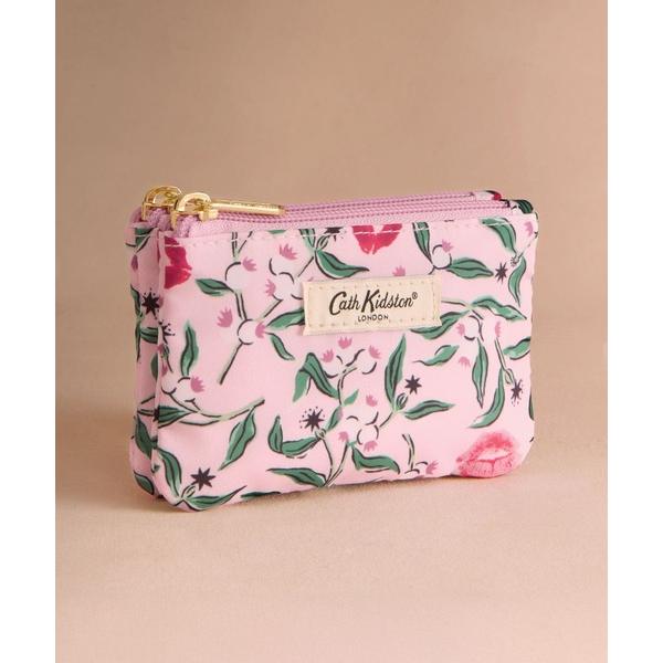 ZOZO問い合わせ番号:100819069ショップ:Cath Kidston，キャス キッドソンブランド:Cath Kidston，キャスキッドソン商品名:ダブルジップドパースMistletoe Kissesカテゴリ:財布/小物>ポー...