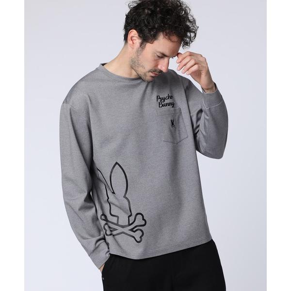 ZOZO問い合わせ番号:100819561ショップ:Psycho Bunny，サイコバニーブランド:Psycho Bunny，サイコバニー商品名:アウトラインBUNNYロゴ ロングスリーブTシャツカテゴリ:トップス>Tシャツ/カットソ...