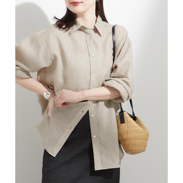 参考価格：18，700円発売時期：2024年04月コンディション：A（使用感なし）数回使用した程度で使用感が感じられないアイテム参考商品名：リネンロングシャツ参考品番：24050370225020【商品に関する注意事項】・こちらの商品画像は...