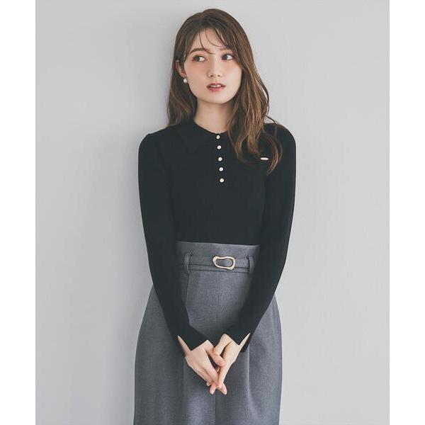 『セール実施中』ZOZO問い合わせ番号:100850230ショップ:SWINGLE，スウィングルブランド:SWINGLE，スウィングル商品名:リブポロニットプルオーバーカテゴリ:トップス>ニット/セーターブランド品番:20072529...