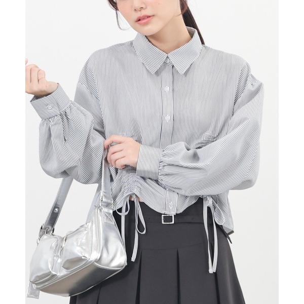 ZOZO問い合わせ番号:100850891ショップ:Honeys，ハニーズブランド:Honeys，ハニーズ，COLZA，コルザ商品名:ドロストショート丈シャツカテゴリ:トップス>シャツ/ブラウスブランド品番:673-61-0137素材...