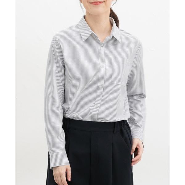 ZOZO問い合わせ番号:100850893ショップ:Honeys，ハニーズブランド:Honeys，ハニーズ，CINEMA CLUB，シネマクラブ商品名:【らくらくアイロン】らくらく伸縮シャツカテゴリ:トップス>シャツ/ブラウスブランド...