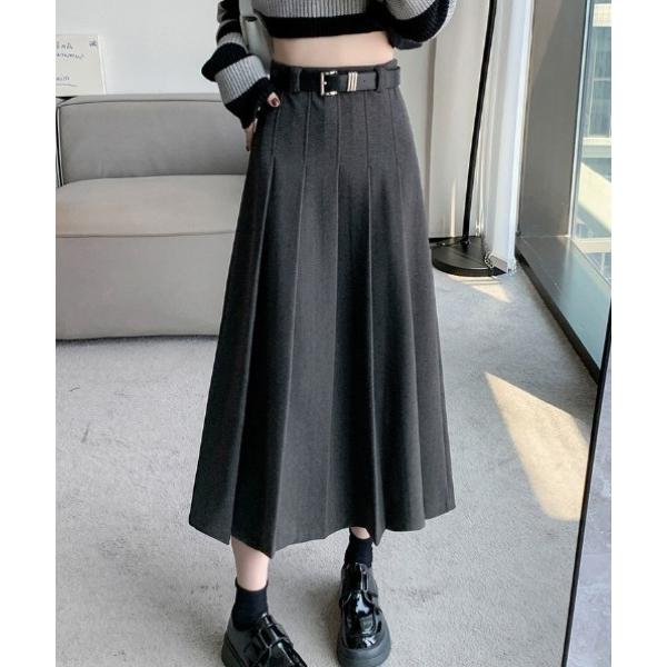 ZOZO問い合わせ番号:100850946ショップ:tocco closet／&amp;. NOSTALGIA，トッコ　クローゼット　／　アンドドットノスタルジアブランド:deux amour，ドゥーザムール商品名:ミディアム丈タックプリー...