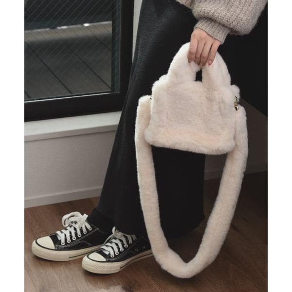 『タイムセール実施中』ZOZO問い合わせ番号:100851587ショップ:VIBGYOR，ヴィブジョーブランド:VIBGYOR Women，ヴィブジョー　ウィメン商品名:【float】ふわふわ ファー シンプル ミニハンドバック/ショルダー...