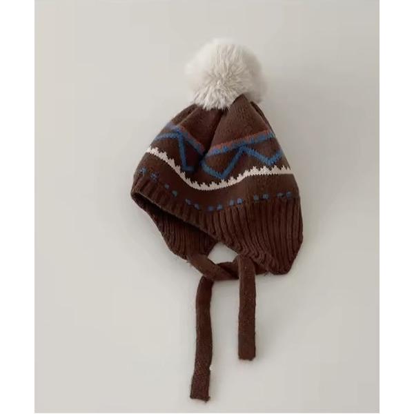 『タイムセール実施中』ZOZO問い合わせ番号:100851681ショップ:RiNc，リンクブランド:Bambin，ボンバン商品名:【 Bambin / ボンバン 】 スノームード ポンポン ニットイヤーキャップカテゴリ:帽子>ニットキ...