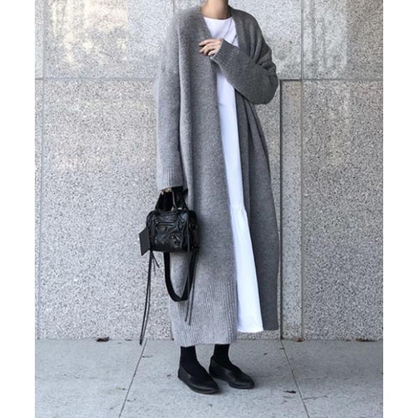 『タイムセール実施中』ZOZO問い合わせ番号:100851824ショップ:ENAF，エナフブランド:Flugge，フラッジー商品名:ロング丈ニットカーディガンカテゴリ:トップス>カーディガン/ボレロブランド品番:FL-1027素材:ポ...