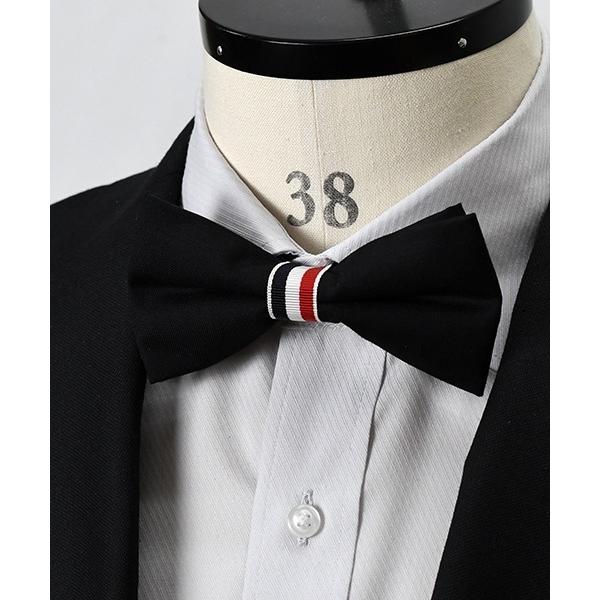 ZOZO問い合わせ番号:100852369ショップ:Fun &amp; Daily，ファンアンドデイリーブランド:Fun &amp; Daily，ファンアンドデイリー商品名:F＆D : トリコロールライン蝶ネクタイカテゴリ:フォーマルスーツ...