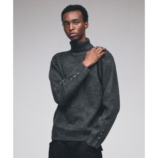 『セール実施中』ZOZO問い合わせ番号:100852524ショップ:kutir，クティールブランド:Adoon plain，アドーンプレーン，kutir，クティール商品名:Studded Design Turtleneck Knit / タ...