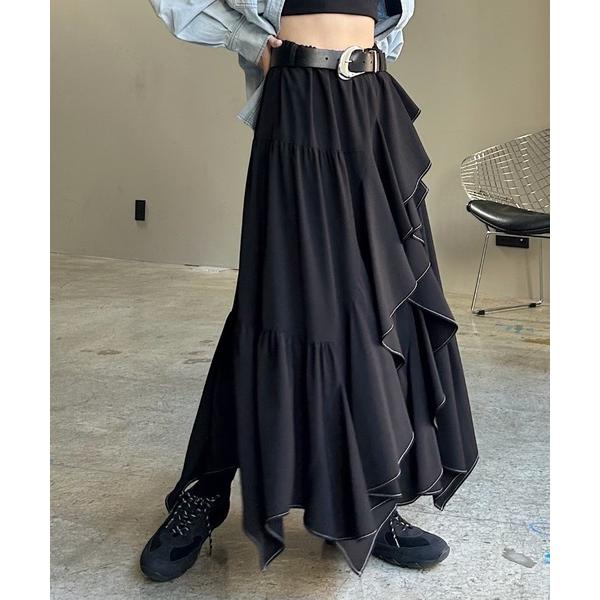 ZOZO問い合わせ番号:100852825ショップ:PAGEBOY，ページボーイブランド:PAGEBOY，ページボーイ商品名:ジグフリティアードスカート【ウエストゴム・ストレスフリー】カテゴリ:スカート>スカートブランド品番:6360...