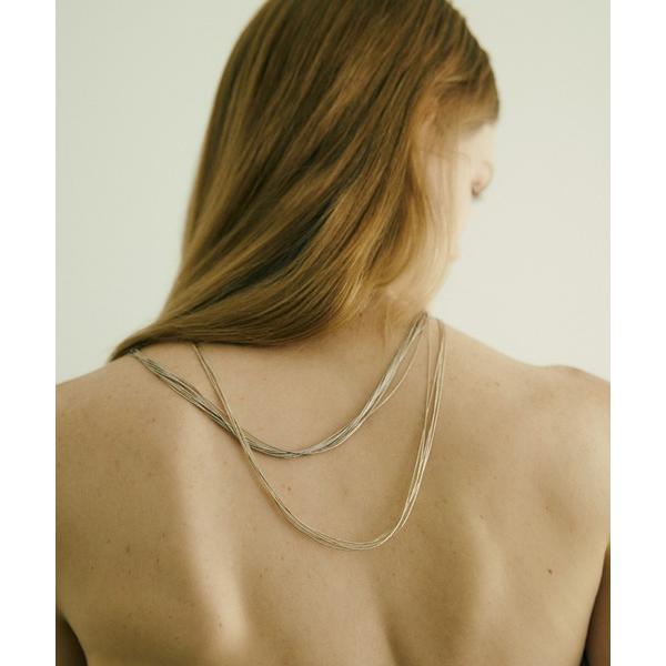 ZOZO問い合わせ番号:100853051ショップ:ADAM ET ROPE'，アダムエロペブランド:SALON adam et rope'，サロン アダム エ ロペ商品名:【NativeSilverStreams】リキッドシルバーネックレ...