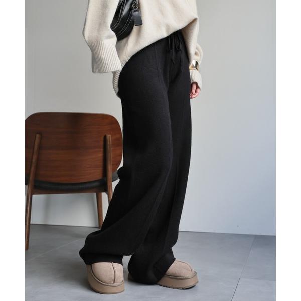 『セール実施中』ZOZO問い合わせ番号:100853506ショップ:Bonjour Sagan，ボンジュールサガンブランド:ap retro，アプレトロ，Bonjour Sagan，ボンジュールサガン商品名:ニットラフパンツカテゴリ:パンツ...