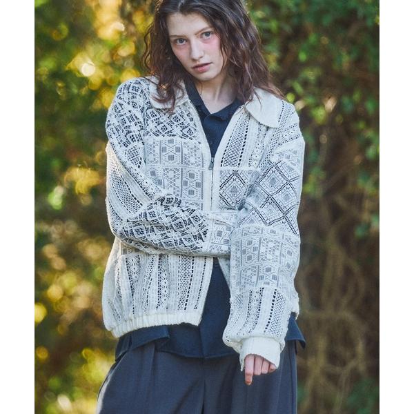 ZOZO問い合わせ番号:100883862ショップ:CJ Div.，シージェイディビジョンブランド:Casper John，キャスパージョン商品名:Patchwork lace blouson/パッチワークレースブルゾンカテゴリ:ジャケット...