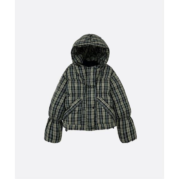 ZOZO問い合わせ番号:100894792ショップ:P L U M STORE，プラム ストアブランド:U:UME，ユーム商品名:Classic Check Pattern Duck Down Coatカテゴリ:ジャケット/アウター>...