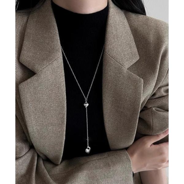 ZOZO問い合わせ番号:100895649ショップ:mebole，メボレブランド:mebole，メボレ商品名:Falling Heart Necklaceカテゴリ:アクセサリー>ネックレスブランド品番:MB-25-2-5227素材:合...