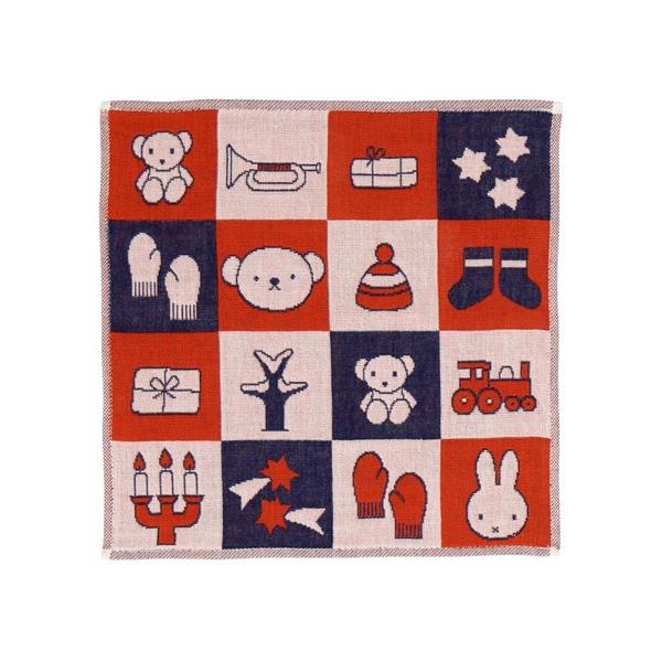 ZOZO問い合わせ番号:100895983ショップ:MARK'S，マークスブランド:Dick Bruna，ディックブルーナ，MARK'S，マークス，Miffy， ミッフィー商品名:MIFFY 三重ガーゼハンカチ ＜ホリデーブロック＞カテゴリ...