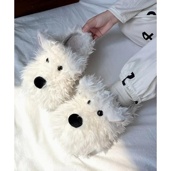 ZOZO問い合わせ番号:100895985ショップ:Vini，ヴィニブランド:Vini，ヴィニ商品名:【Vini】わんわんルームシューズカテゴリ:インテリア>ルームシューズ/スリッパブランド品番:VNS-ZA-202511-48-MO...