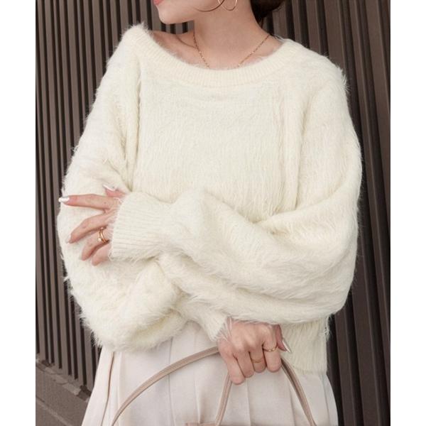 『タイムセール実施中』ZOZO問い合わせ番号:100896733ショップ:JUNOAH，ジュノアブランド:LAUIR，ラウアー商品名:ボートネックシャギーニットトップスカテゴリ:トップス>ニット/セーターブランド品番:frla007-...