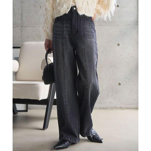 『タイムセール実施中』ZOZO問い合わせ番号:100897065ショップ:kobelettuce，コウベレタスブランド:KOBE LETTUCE，コウベレタス商品名:ウエスト調整OK骨格ウェーブさんデニムパンツカテゴリ:パンツ>デニム...