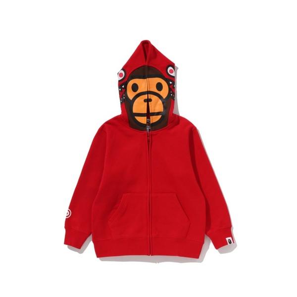 ZOZO問い合わせ番号:100897827ショップ:A BATHING APE，ア ベイシング エイプブランド:A BATHING APE，アベイシングエイプ商品名:MILO SHARK ZIP HOODIEカテゴリ:トップス>パーカ...