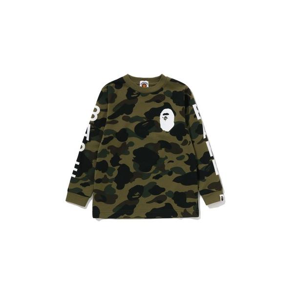 ZOZO問い合わせ番号:100897842ショップ:A BATHING APE，ア ベイシング エイプブランド:A BATHING APE，アベイシングエイプ商品名:1ST CAMO LS TEEカテゴリ:トップス>Tシャツ/カットソ...