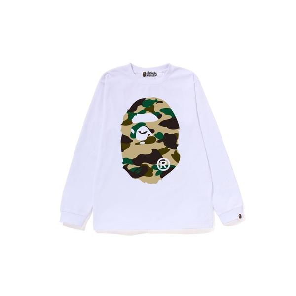 ZOZO問い合わせ番号:100897866ショップ:A BATHING APE，ア ベイシング エイプブランド:A BATHING APE，アベイシングエイプ商品名:1ST CAMO BIG APE HEAD LS TEEカテゴリ:トップス...