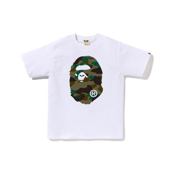 ZOZO問い合わせ番号:100897899ショップ:A BATHING APE，ア ベイシング エイプブランド:A BATHING APE，アベイシングエイプ商品名:1ST CAMO BIG APE HEAD TEEカテゴリ:トップス&gt...