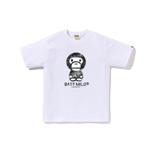 ZOZO問い合わせ番号:100897916ショップ:A BATHING APE，ア ベイシング エイプブランド:A BATHING APE，アベイシングエイプ商品名:MULTI PIXEL CAMO BABY MILO TEEカテゴリ:トッ...